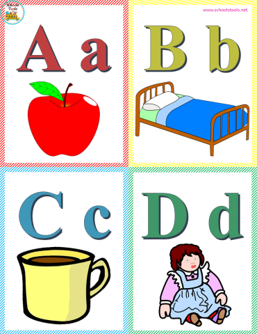 Alphabet Word Cards A-Z | Product | Schools Tools