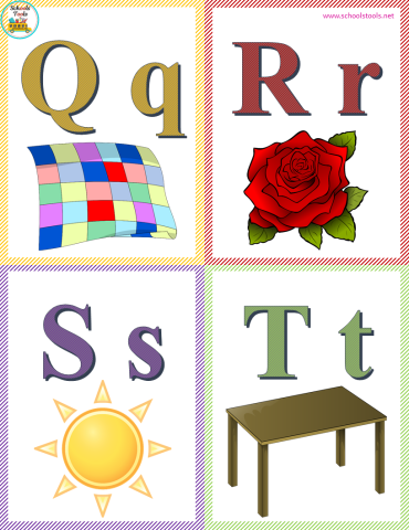 Alphabet Word Cards A-Z | Product | Schools Tools