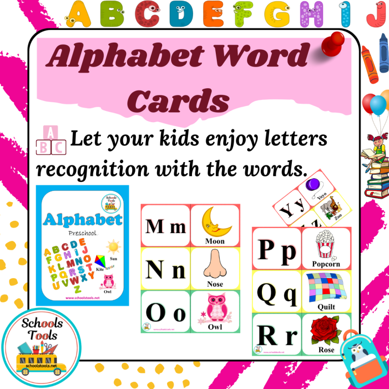 Alphabet Word Cards A-Z | Product | Schools Tools